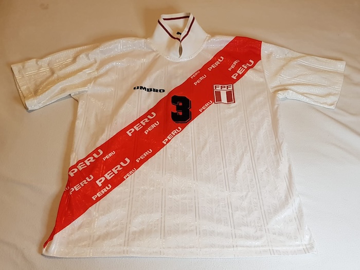 SELECCION PERU JERSEY MATCH WORN RETRO 3 Tienda El 10 Futbol